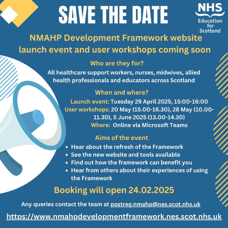 Staff Training and Events – NHS Dumfries & Galloway